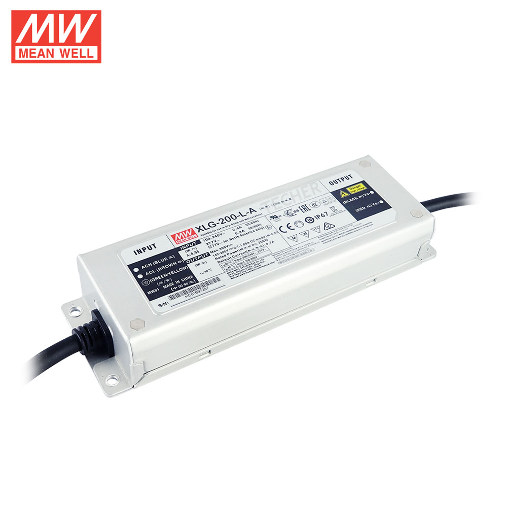 MEAN WELL XLG-200-L-A Constant Power LED Driver 142 ~285V 200W [5Y] - เทคเชอร์ :: สวิทชิ่งและ ...
