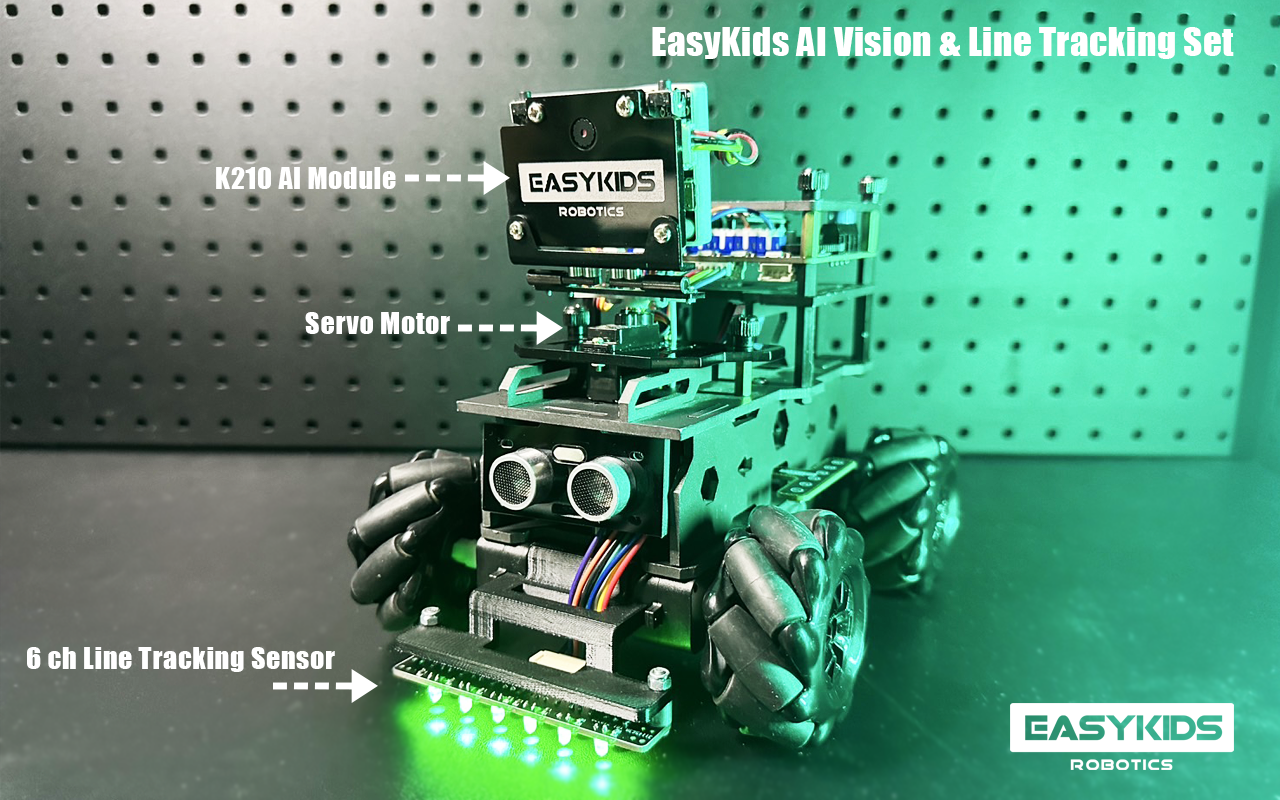 EasyKids Vision & Line Tracking Expansion Set - EasykidsRobotics : Inspired by LnwShop.com (v2)