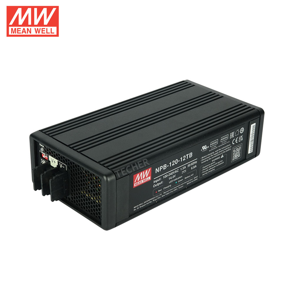 MEAN WELL NPB-120-12TB Battery Charger 120W with Adjustable output 10.5-15.2V / 3.4-6.8A - เทคเช ...
