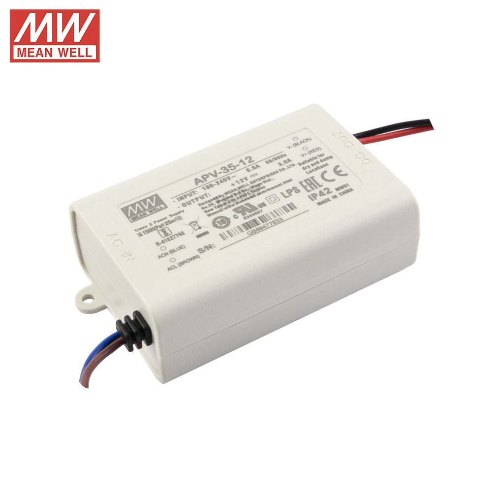 MEAN WELL APV-35-12 Constant Voltage LED Driver 12V 35W 3A - เทคเชอร์ :: สวิทชิ่งและหลอดไฟ LED ...