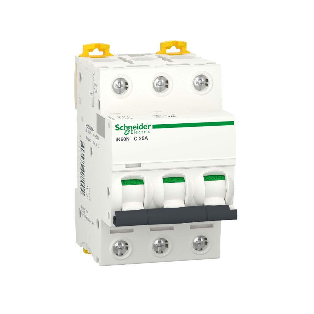 A9K24325 Schneider DIN-rail MCB iK60N, 3P, 25A, C curve, 6kA - เทคเชอร์ :: สวิทชิ่งและหลอดไฟ LED ...