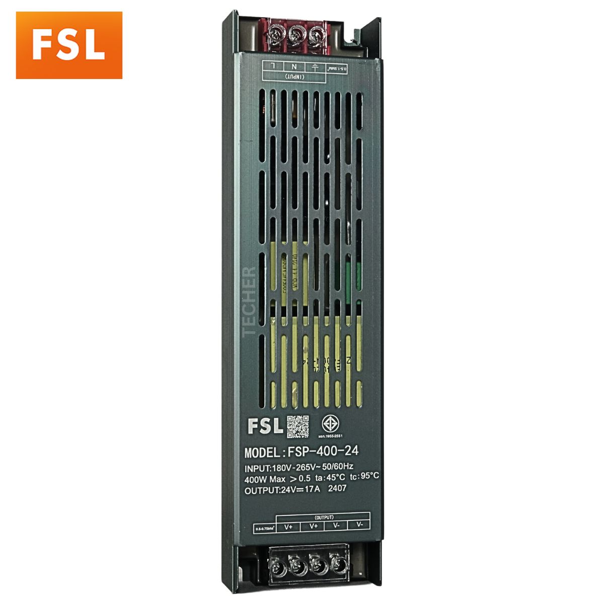 FSL LED Power Supply รุ่น Multi Protection 24V 17A 408W (หม้อแปลง DC 24V) - เทคเชอร์ :: อุปกรณ์ ...