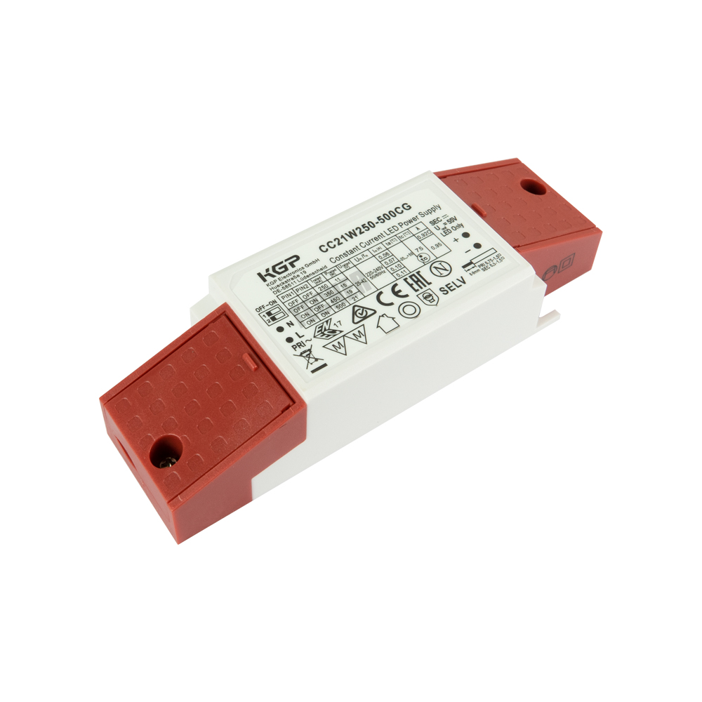 KGP LED Driver CC mode DIP-SW 250-500mA 25-42V 21W - เทคเชอร์ :: อุปกรณ์ไฟฟ้าอุตสาหกรรมและแสง ...