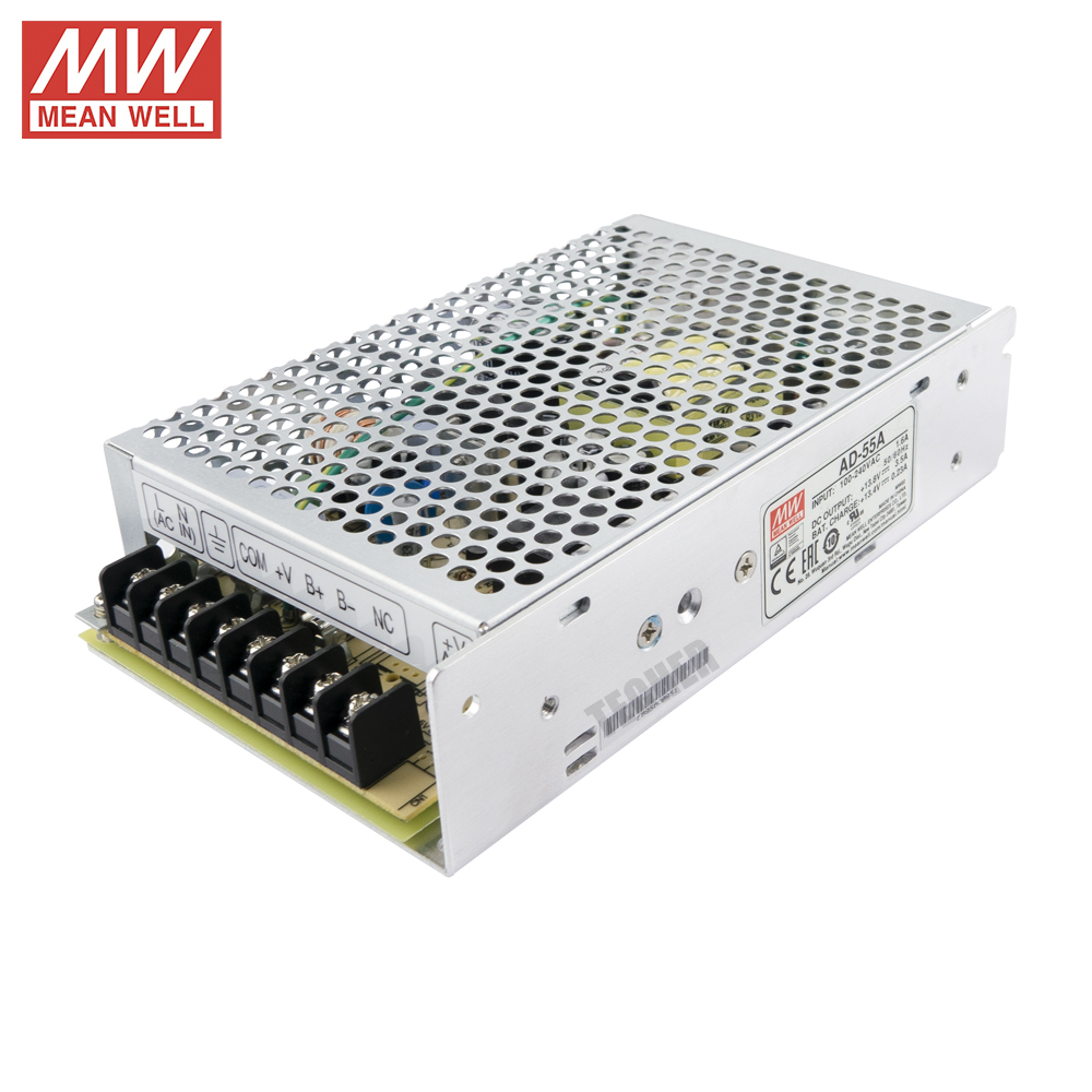 MEAN WELL AD-55A Power Supply with UPS function 13.8V 55W 3.5A - เทคเชอร์ :: สวิทชิ่งและหลอดไฟ ...